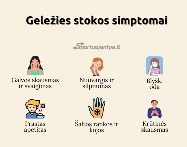 Geležis Maiste: Produktai, Turintys Daug Geležies